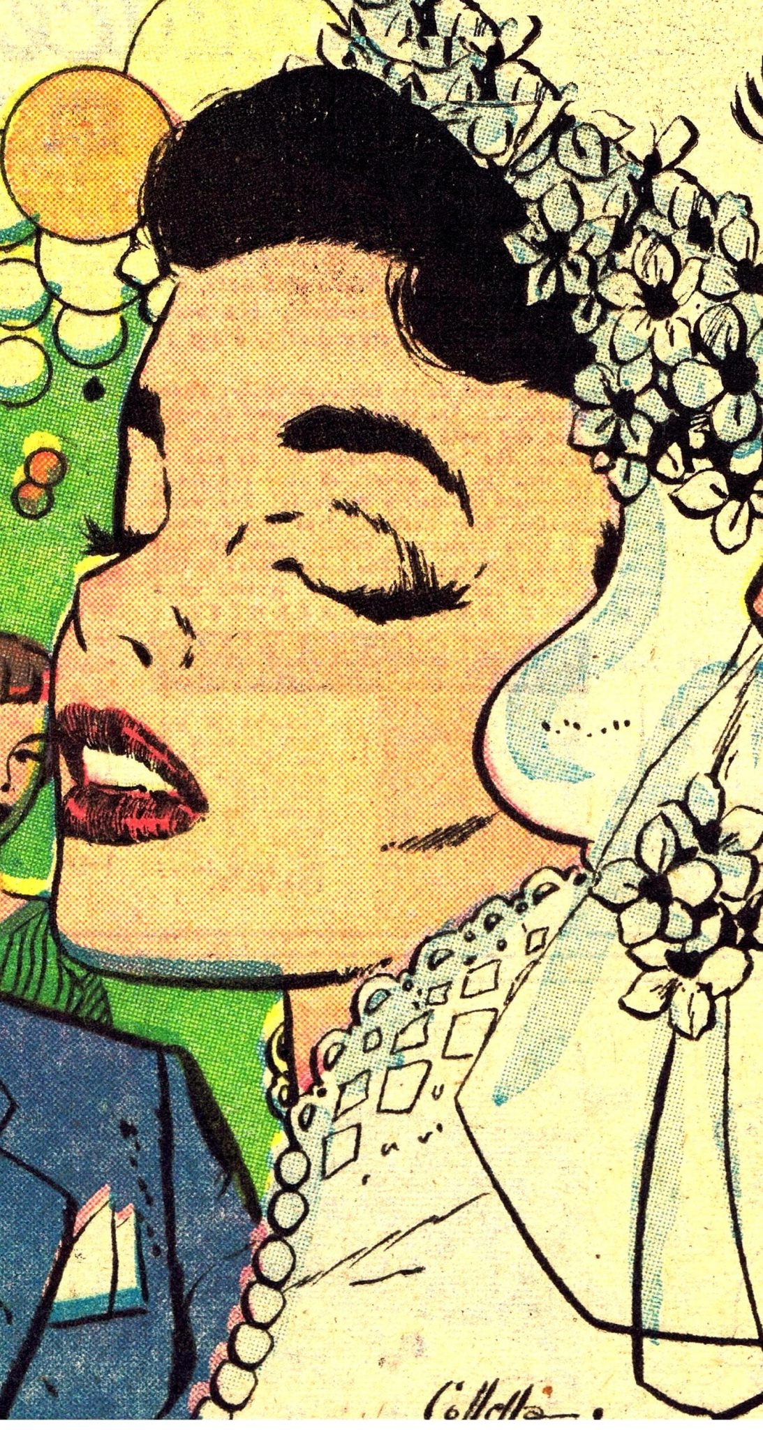 ART BY VINCENT COLLETTA - ROMANCE ART IN COMIC BOOKS